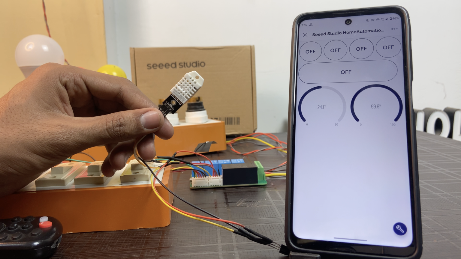 4 Node Home Automation System Using Smallest Esp32 Xiao Esp32 C3 5856